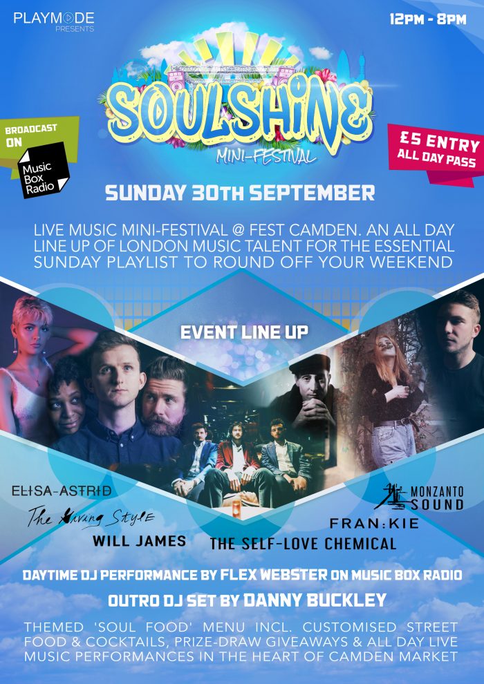 London Events | Soulshine Music Mini Festival | Events in London