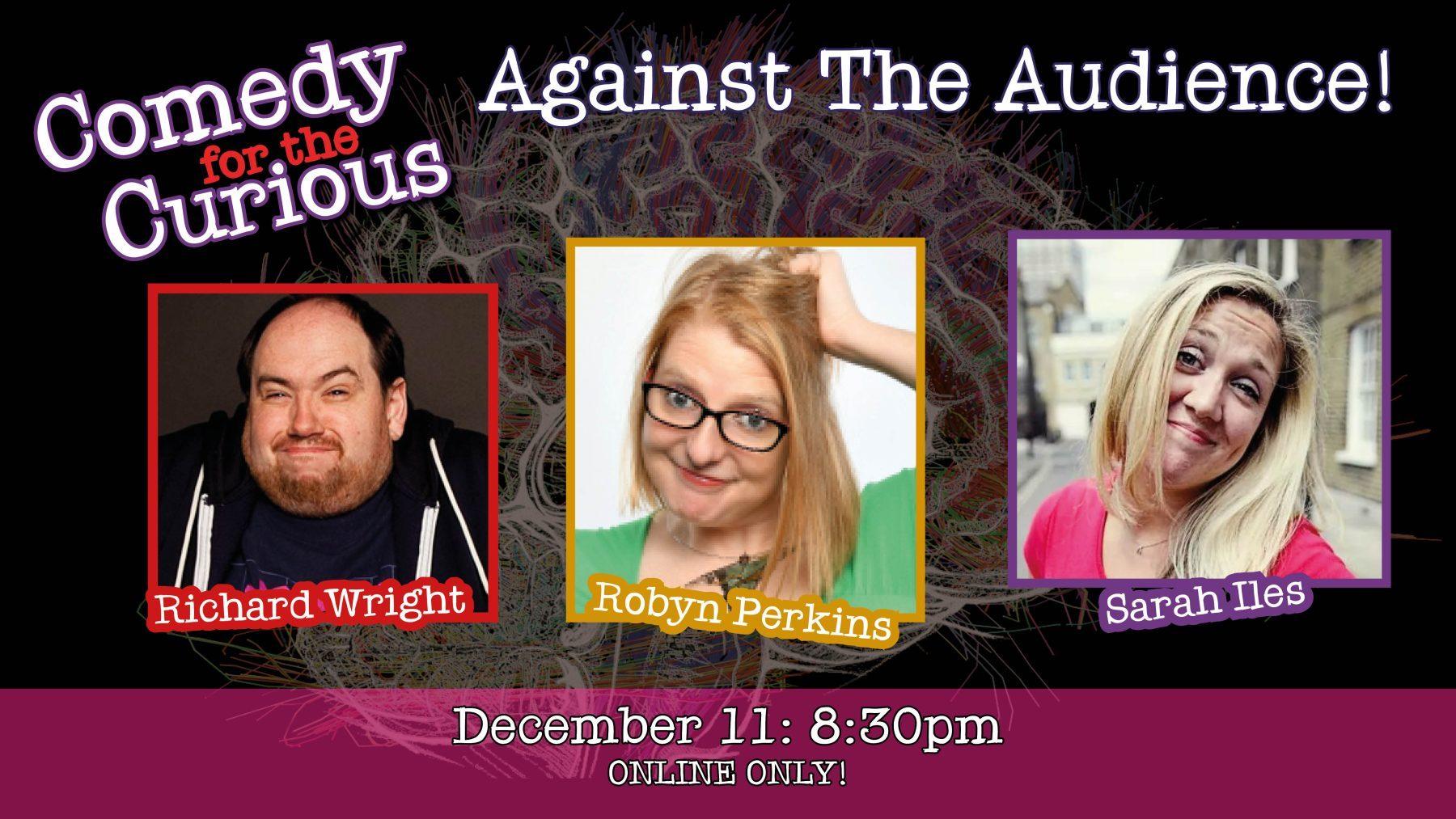 Comedy for the Curious Online – Against the Audience Holiday Quiz – Events for LONDON