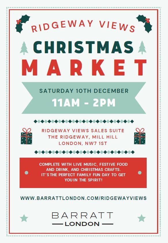 Barratt London Ridgeway Views Christmas market – Events for LONDON