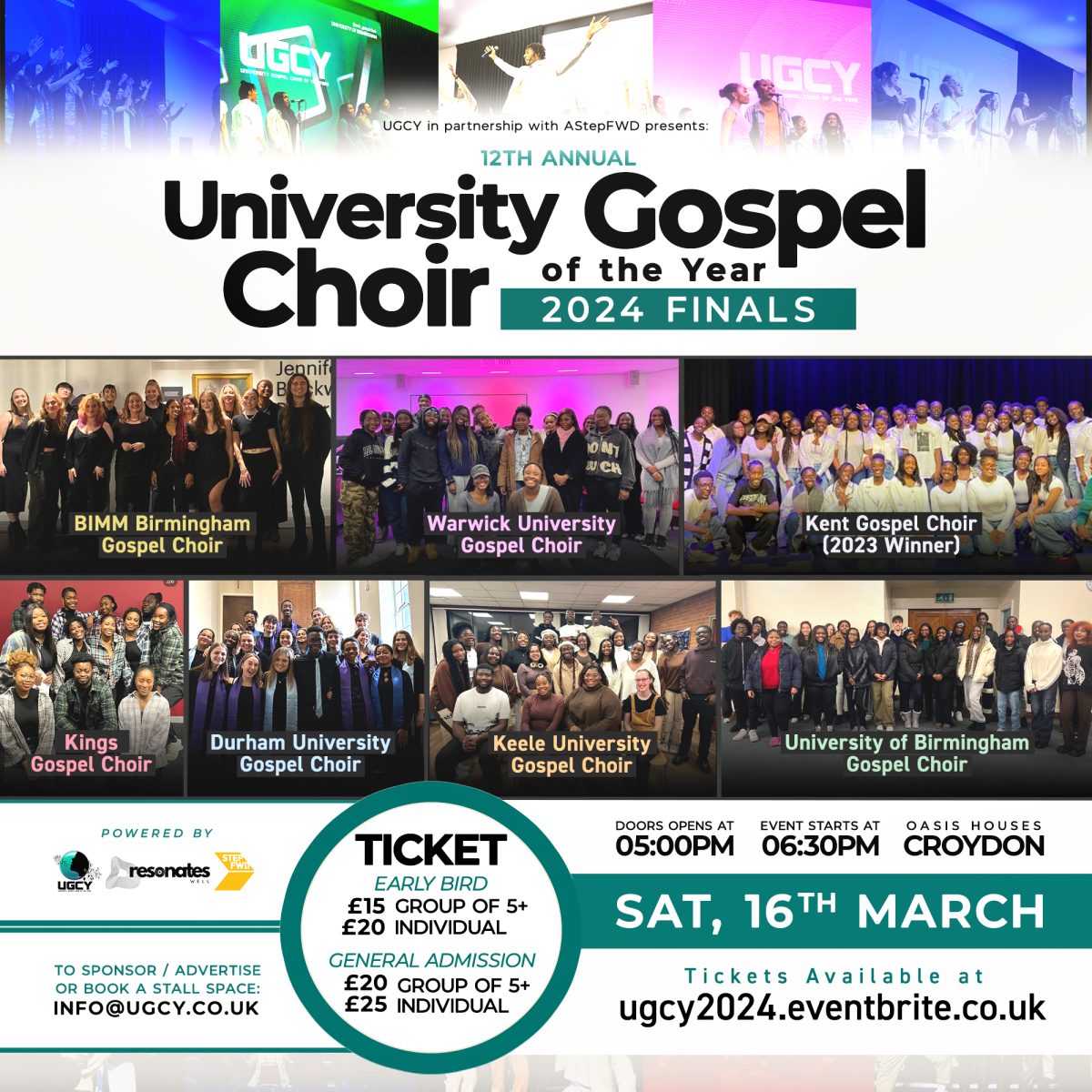 UGCY 2024 Group Finalist Names – Events for LONDON