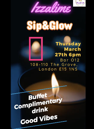 London Events | Sip & Glow Evening | Events in London