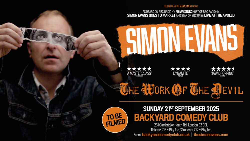 London Events | Simon Evans: Work Of The Devil – Comedy | Events in London